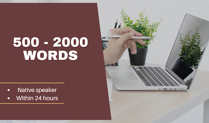 Write 500 to 2000 words blog articles by native english in 24 hours by ...