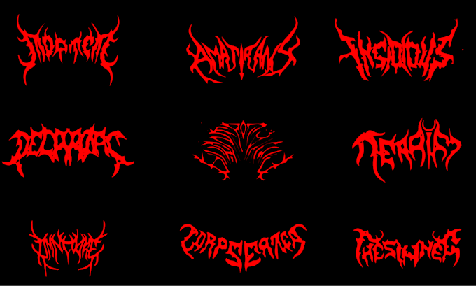Draw and design metal, death metal, slamming and brutal logo for you by Disney_art1 | Fiverr