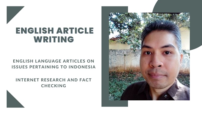 Write an english article about issues in indonesia