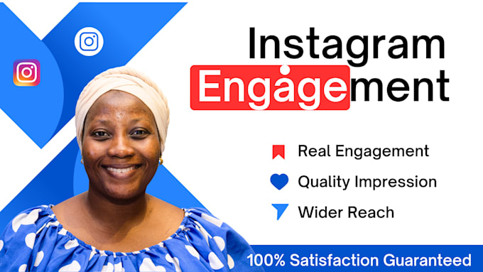 Genuinely engage and grow your instagram by Cupyteamedia | Fiverr