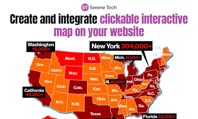 Create and integrate clickable interactive map by Serene_tech | Fiverr