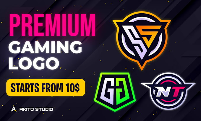 Design awesome initials gaming logo for e sports, youtube, and twitch ...