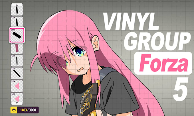 Vinyl group in forza horizon 5 by Maxoffl | Fiverr