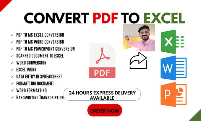 Do excel data entry,cleaning, copy paste, pdf to excel,word by Amolmane1234 | Fiverr