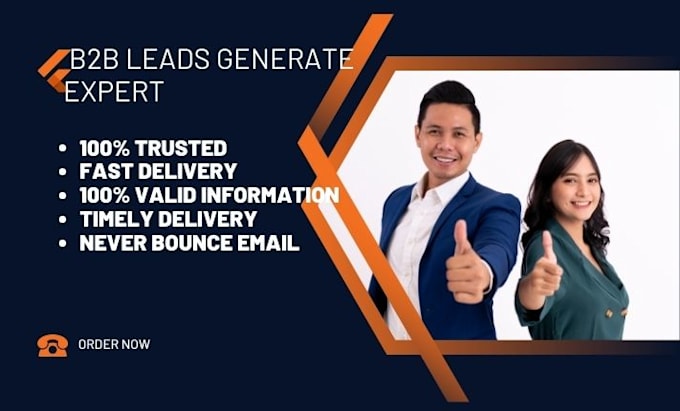 Do b2b business lead generation for prospect email lists by Lead_talent480 | Fiverr