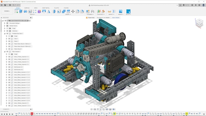 Design any mechanical thing in fusion 360 by Darius_pasca | Fiverr