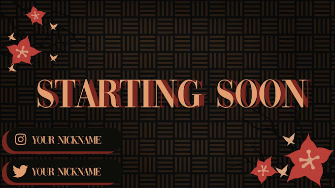 Design starting soon, offline, brb screens and some panels by Hvtoshi ...