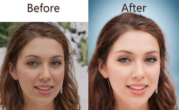 Retouch, edit portraits photos by Mohamedchebab | Fiverr