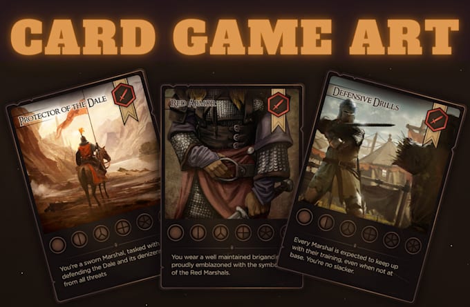 Design card game, board game, card game art, character illustration by ...