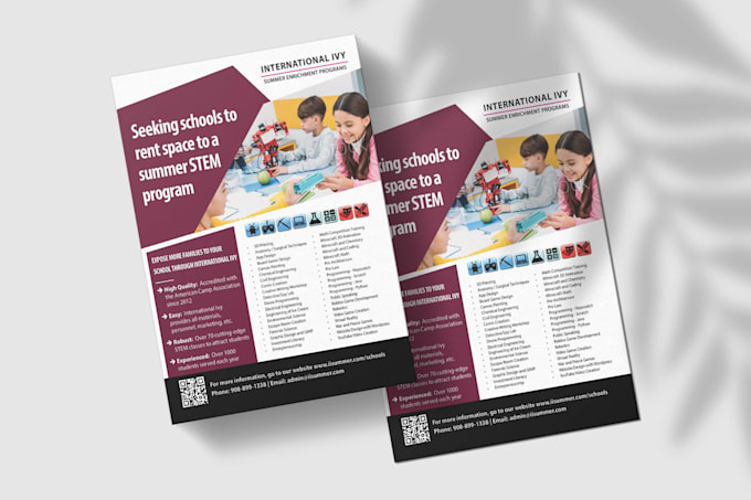 Custom flyer design tailored for your target audience by Madhvee | Fiverr