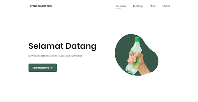 Make trash free village website with html, css, and js by Prasetyoazril ...