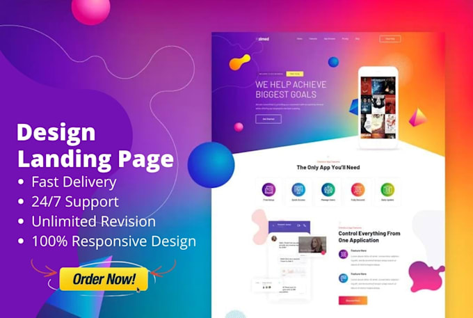 Design stunning responsive wordpress landing pages by Khushimoy | Fiverr