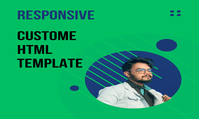Craft a responsive website template with html and css by Motaharmondal ...