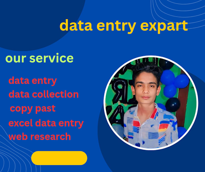 Data entry web research copy past expart by Sksujel | Fiverr