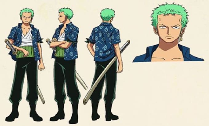 Draw unique character reference sheet of your oc by Classic_anime | Fiverr