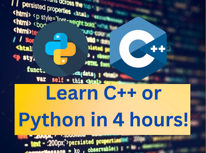Teach You Python Or Cpp Basics In 4 Hours By Liquidators639 Fiverr