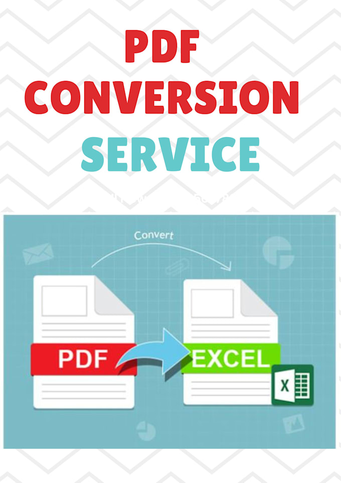 Convert your pdf file to excel, csv or google sheet by Dctlopez | Fiverr