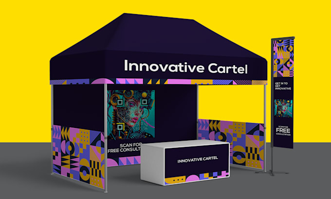 Design custom print ready tent, table cover, and canopy tent by ...