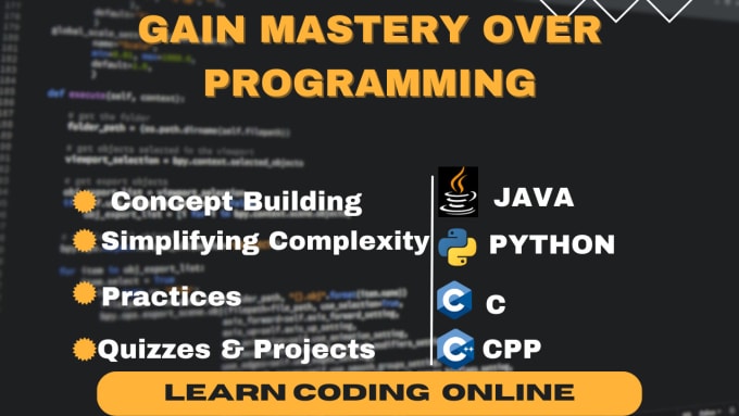 Be Your Programming Tutor For C Cpp Python And Java Programming
