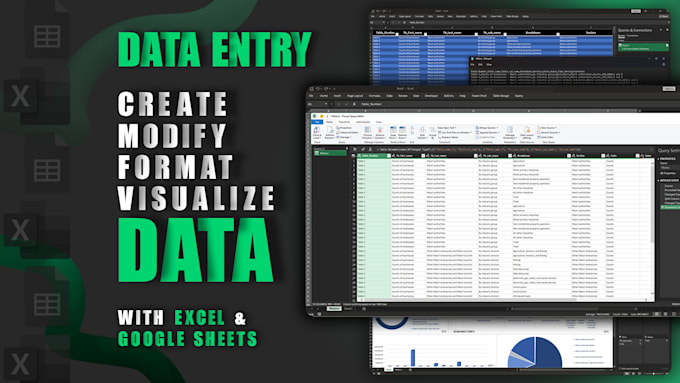 Create, modify, and format your excel or google spreadsheet by ...
