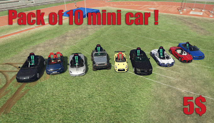 Give you a mini car 10 pack for your fivem server by Milodev59 | Fiverr