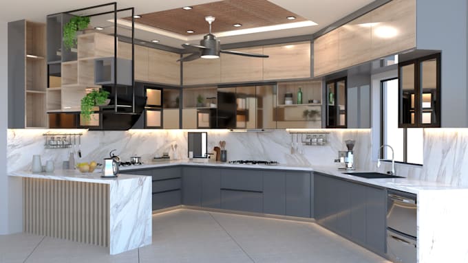 Create realistic architectural 3d renderings and models by Hussain_memaar | Fiverr