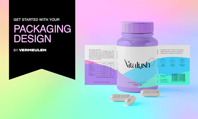 Design your professional packaging design by Sarahs_studio | Fiverr
