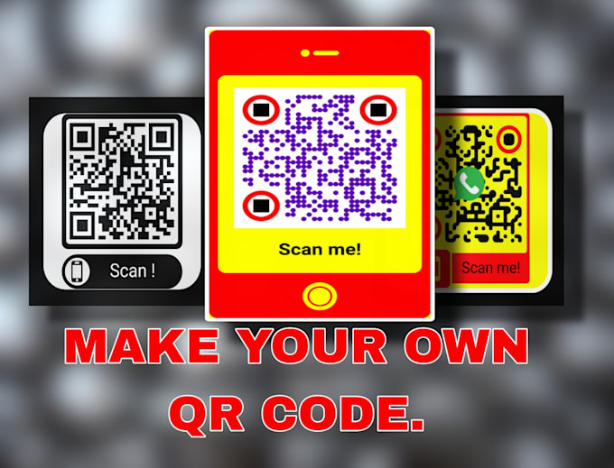 Create professional qr codes with logo by Vithanad | Fiverr