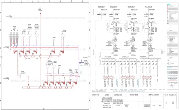 Draw electrical drawings, plumbing and mep design using autocad by Eng ...
