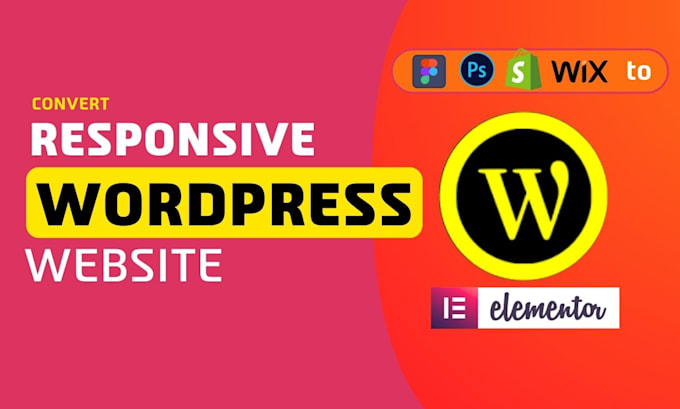 Convert figma, wix, shopify, and psd to wordpress by elementor pro by Mfrabbby79 | Fiverr