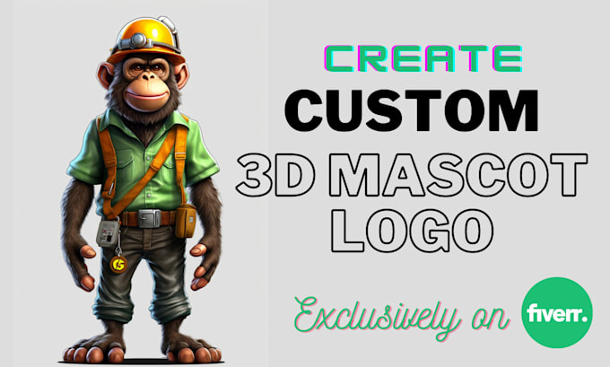 Design 3d premium animal,cartoon,esport mascot logo by Mascotlogo96 ...