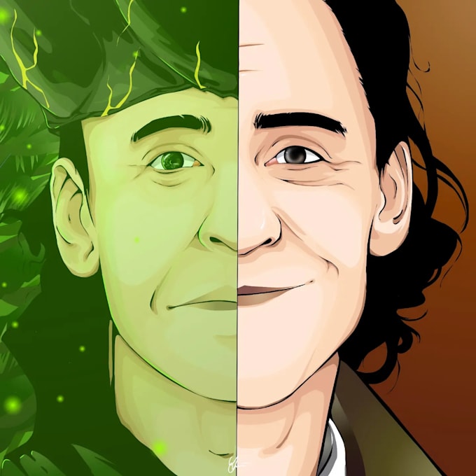 Make a vector art from real person by Yudz_ad | Fiverr