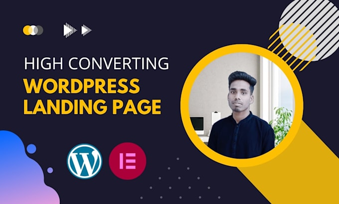 Build responsive wordpress landing page or squeeze page with elementor pro by Nurrislam | Fiverr