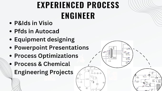 Create pfds and pids on autocad and visio by Ammadnaeem515 | Fiverr