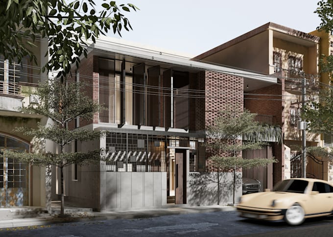 Render the most realistic exterior image by Lecongson | Fiverr