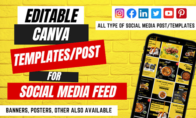 Design canva templates, posts for your social media by Advaychauhan ...