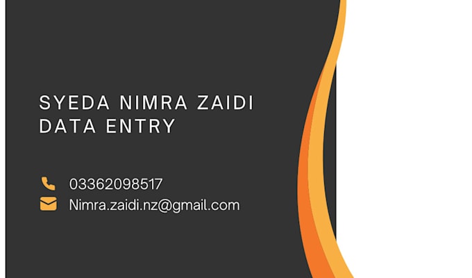 Do Copy Pasting Data Entry And Excel Work For You By Nimrazaidi228 Fiverr