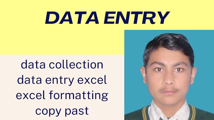 Do data entry, excel, typing, copy paste work by Masroorhassa650 | Fiverr