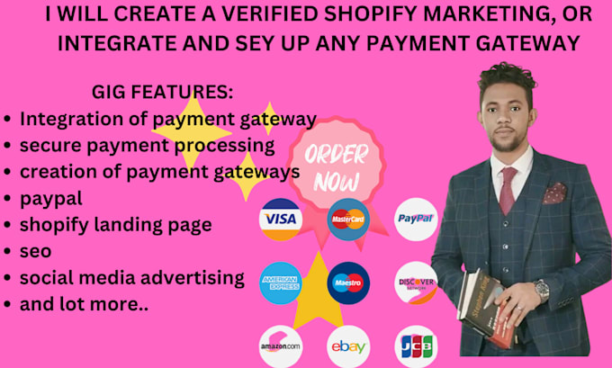 Create a verified shopify marketing, or integrate and set up any ... Create a verified shopify marketing, or integrate and set up any ...
