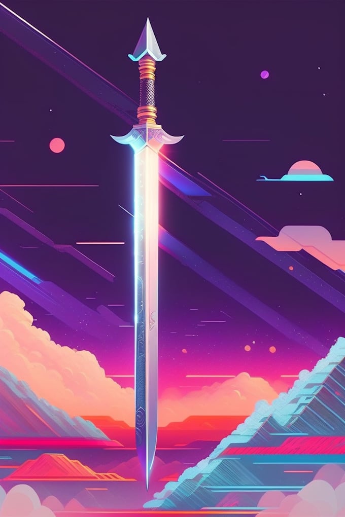 Silver swordacrylic soundboard knife by Pengpfzgbg6303 | Fiverr