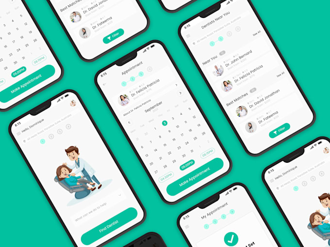 Create professional mobile phone design with figma by Ellyda | Fiverr