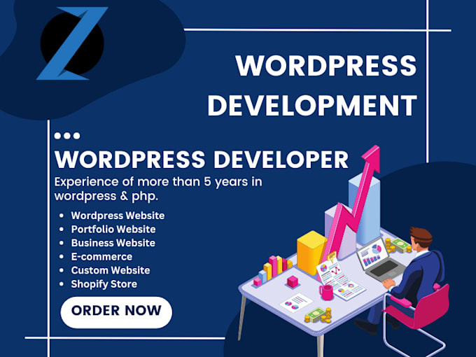 Design and develop stunning wordpress website as per your requirement by Harshsrivasta10 | Fiverr