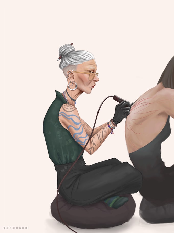 Create original character concept art for your project by Asmozis | Fiverr