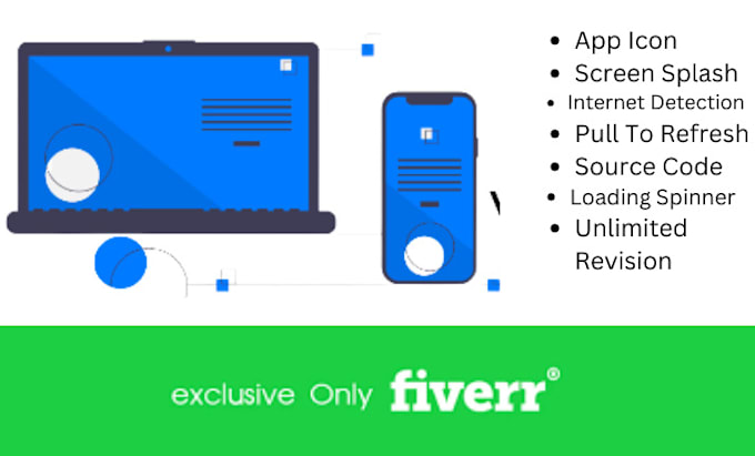 Convert website into app with splash,icon,net detection by Nahidusha ...