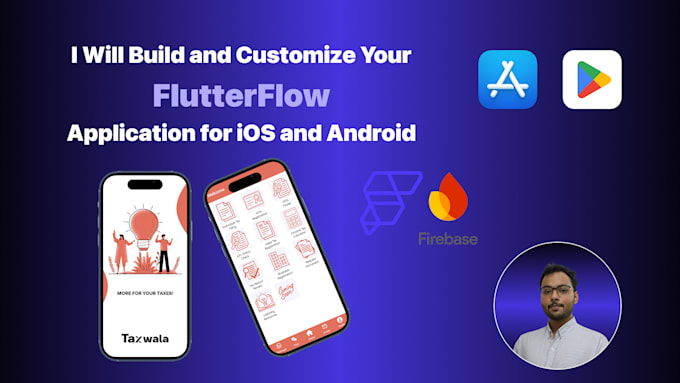 Build and customize your flutterflow application for ios and android by Aliashar789 | Fiverr