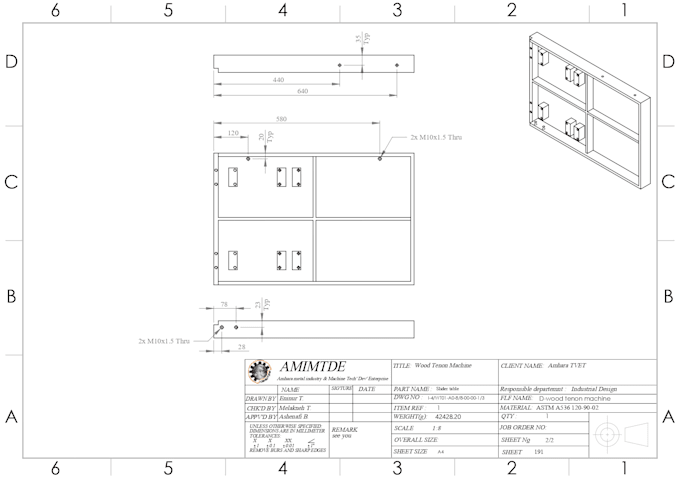 Do 3d models, 2d drawings, dxf files and 3d assembles using solidworks by Eninur7167 | Fiverr