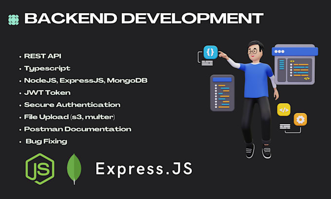 Do Api Development Using Nodejs Typescript Express Js And Mongodb By Uddixx Fiverr