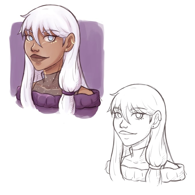 Draw your original character by Karukiburedo | Fiverr