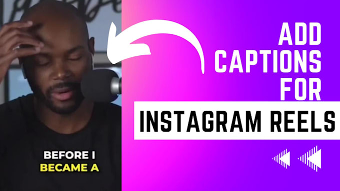 Add engaging captions to your instagram reels by Docs12 | Fiverr