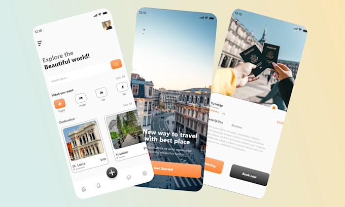 Design premium uxui apps in figma and clickable prototype by Eng_ahmedkullab | Fiverr
